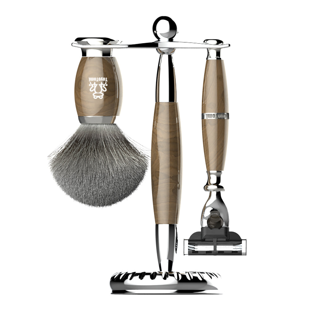 ToyoTomi Model.TTT1 Triple Blade Shaving Razor Set – Hair Pro Candy